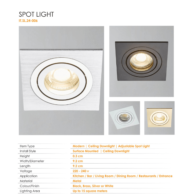 High Quality LED Spot light Latest Price in Bangladesh