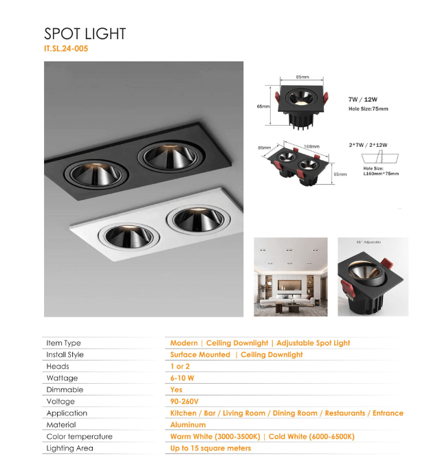 High Quality LED Spot light Latest Price in Bangladesh